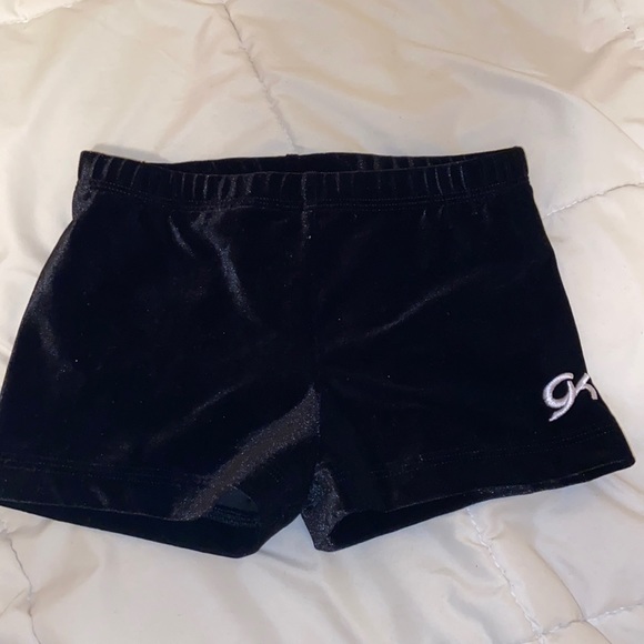 GK | Shorts | Classic Black Velvet Gk Gymnastics Shorts | Poshmark